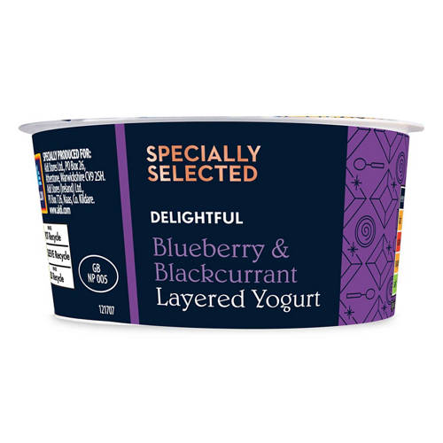Blueberry & Blackcurrant Layered Yogurt | ALDI UK
